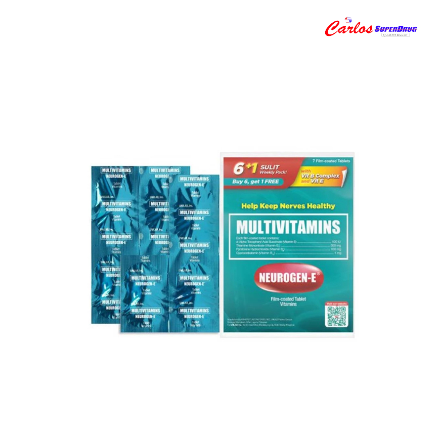 Neurogen E 6 + 1 Tablet | Shopee Philippines