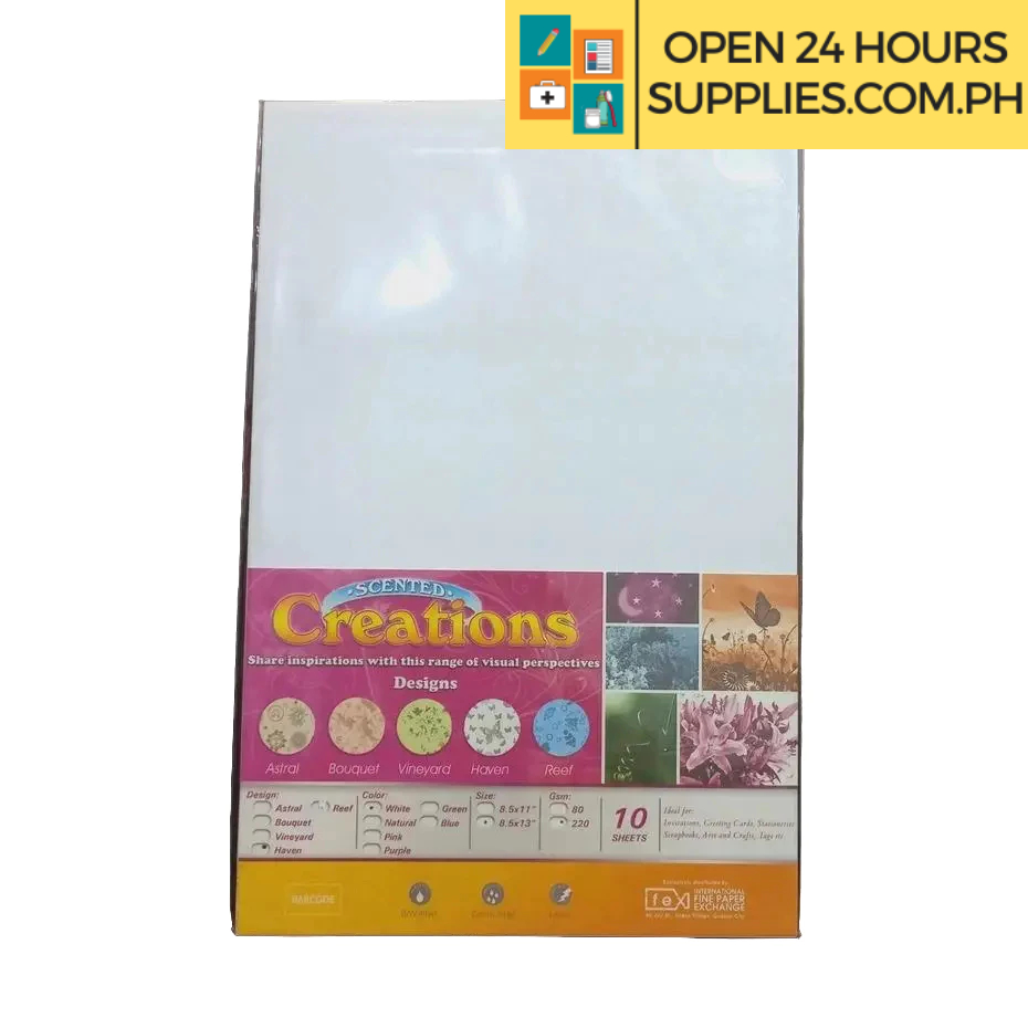 Creations Special Board Scented Paper Long 220Gsm 10S - White | Shopee ...