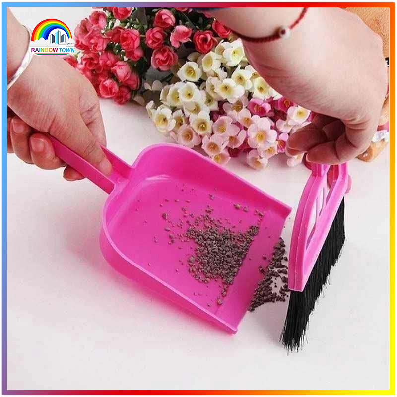 RT kitchen Cute mini broom dustpan small broom combo set office desktop ...