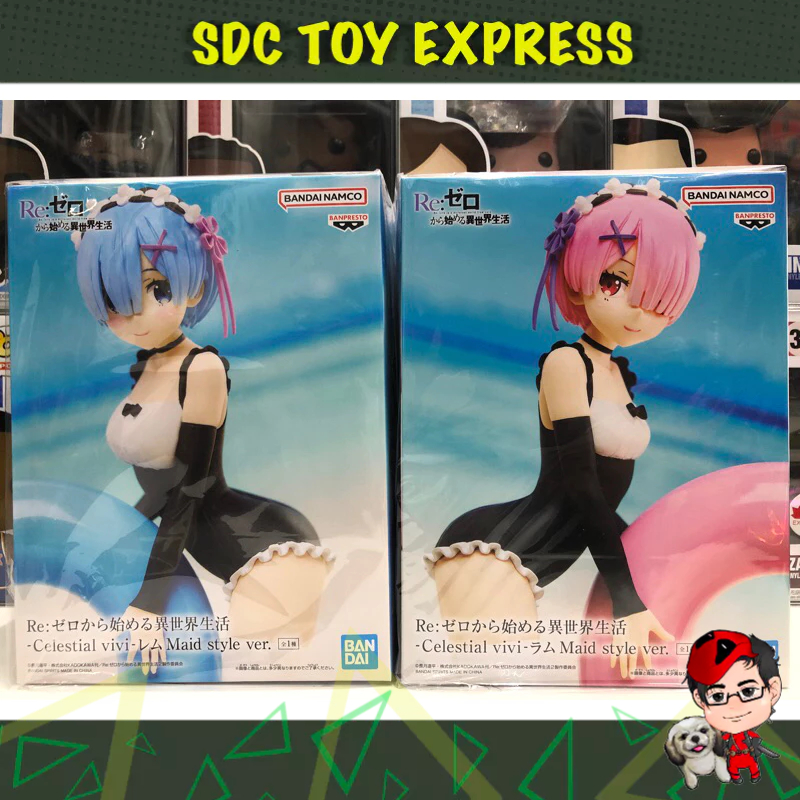 Banpresto Celestial Vivi: Re:Zero Starting Life In Another World - Rem / Ram (Maid / Swimsuit ...
