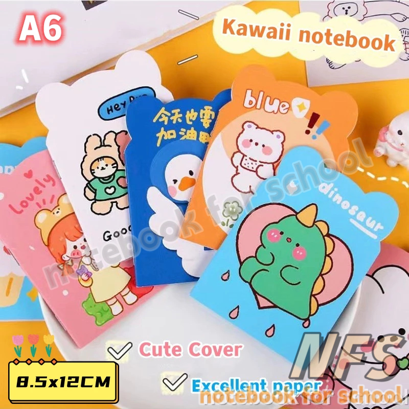 A6 Cartoon Mini Notebook Cute Design Small Notepad Children Student ...