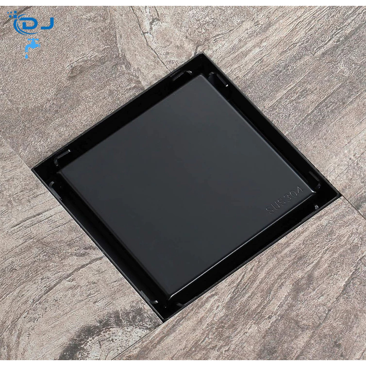 Floor Drain,10cm(4-inch) Tile Insert Square Floor Mounted Floor ...