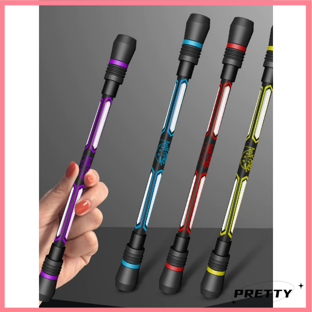 Spinning Pen With Light Rolling Finger Rotating balance Pen Refill ...
