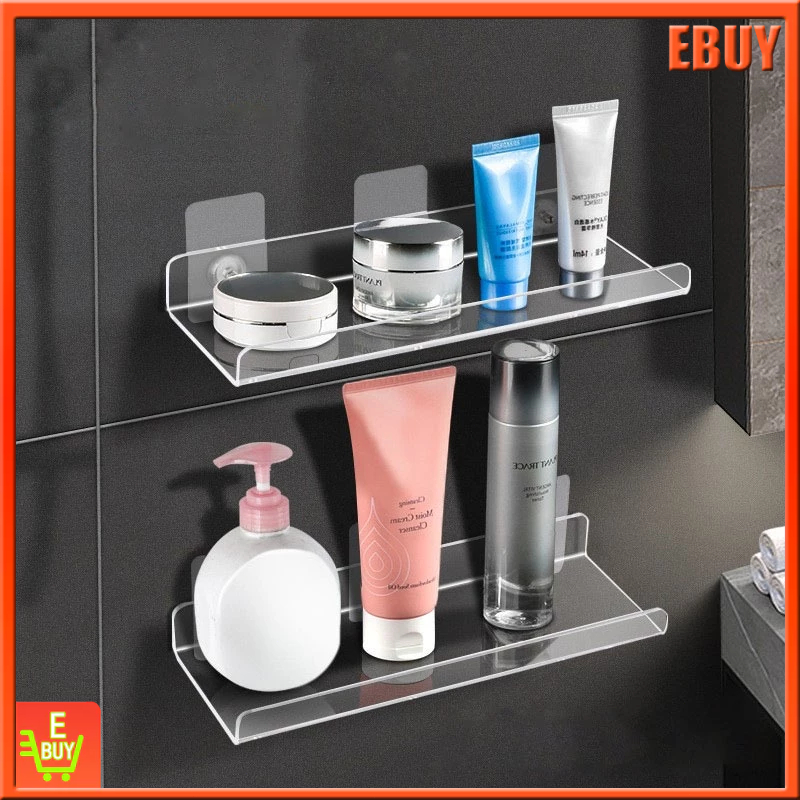 Transparent Acrylic Storage Rack for Bathroom and Toilet | Shopee ...