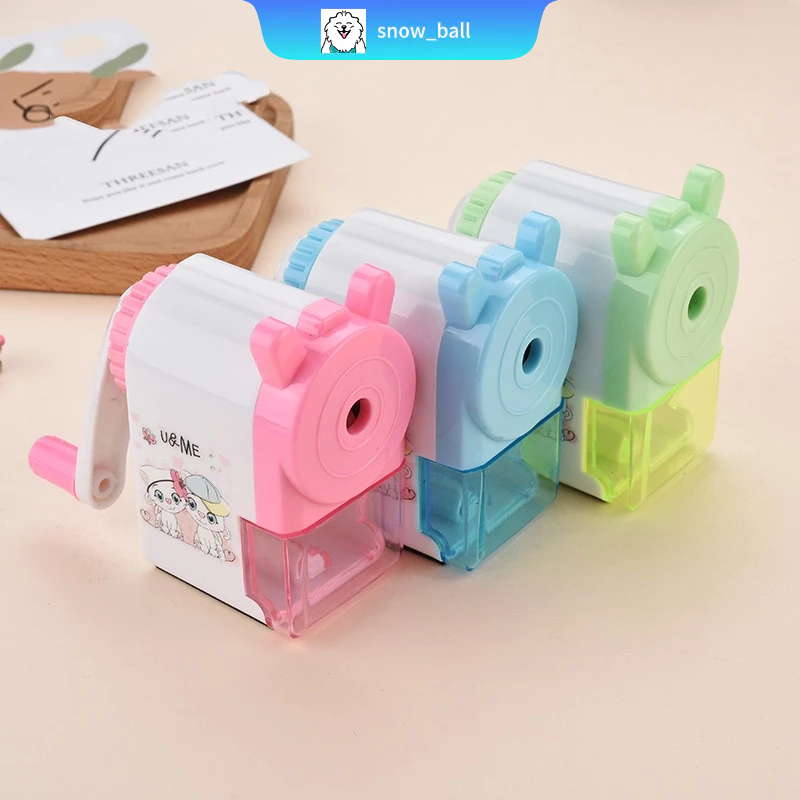High-end cartoon children's hand-cranked automatic pencil sharpener ...