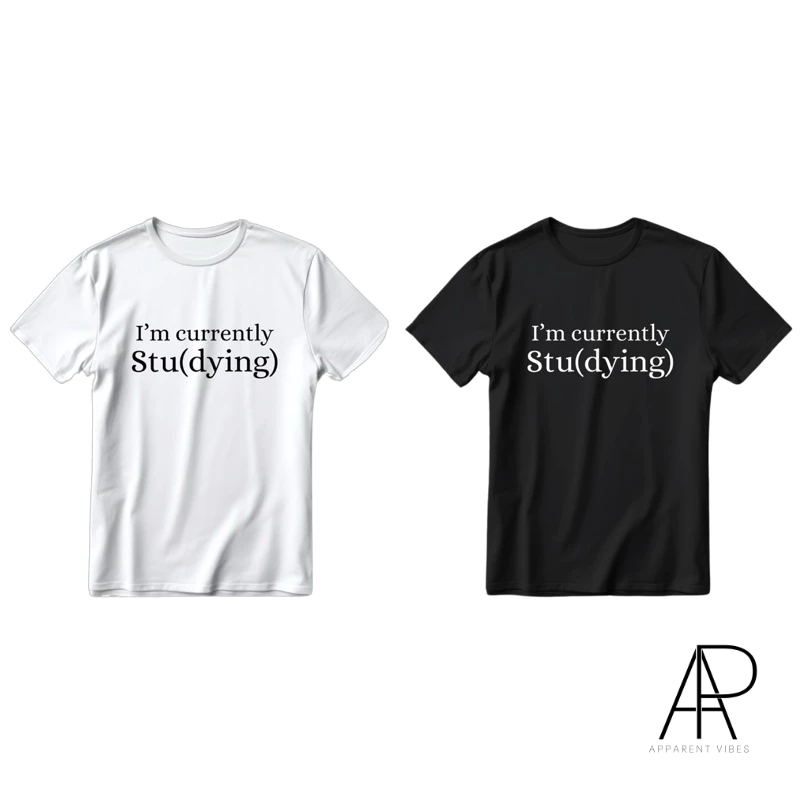 Studying Tshirt (Unisex) | Shopee Philippines