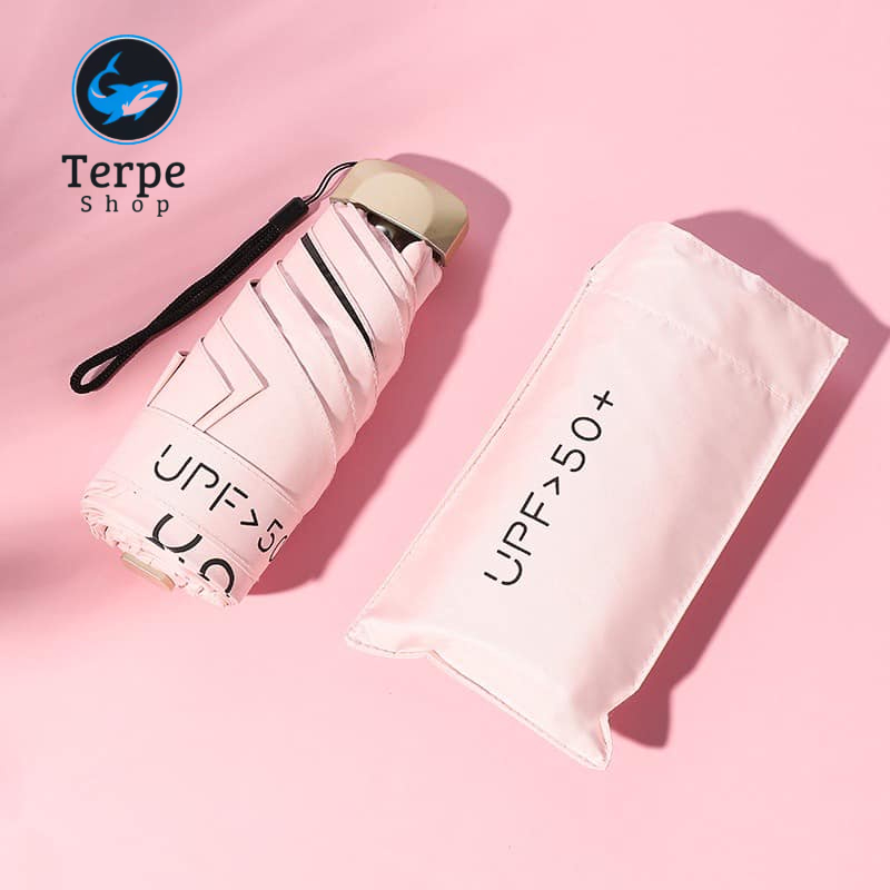 Light Weight Super Mini Five-fold Umbrella UV Protection Folding ...