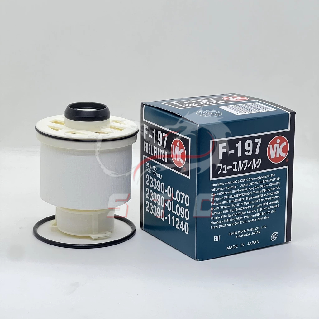 F-197 Vic Fuel Filter Fortuner Innova HiLux 16-21 Hiace 19-21 | Shopee ...