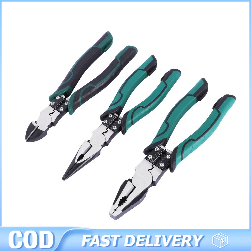 5in1 Pliers Industrial Grade Multifunction Wire Wire Stripper Diagonal ...