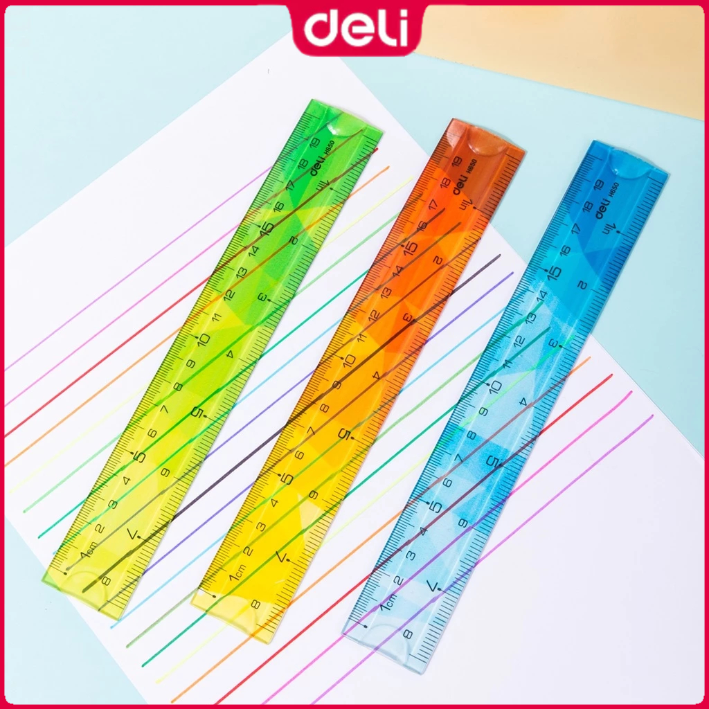 Deli Soft Ruler Student Stationery School Supplies EH650 | Shopee ...