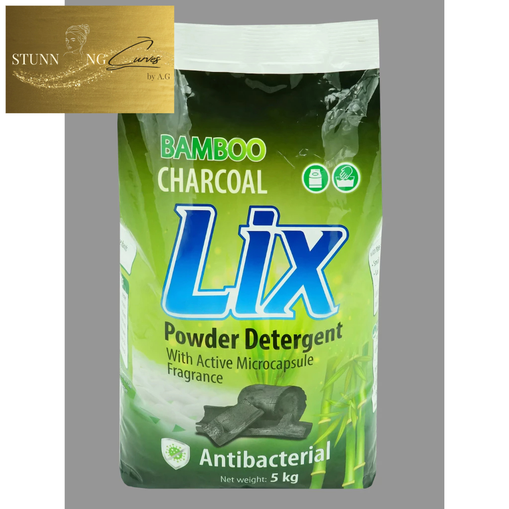 Lix Powder Detergent Bamboo Charcoal 5kg | Shopee Philippines