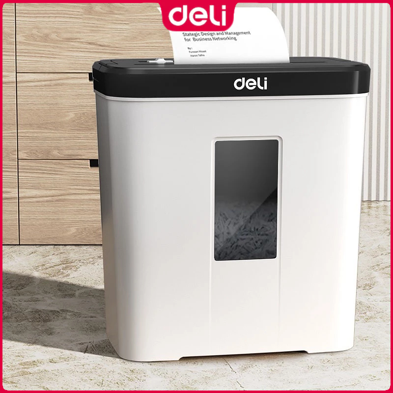 Deli E9939 Automatic Paper Shredder Machine 12L 5 Sheets Capacity ...