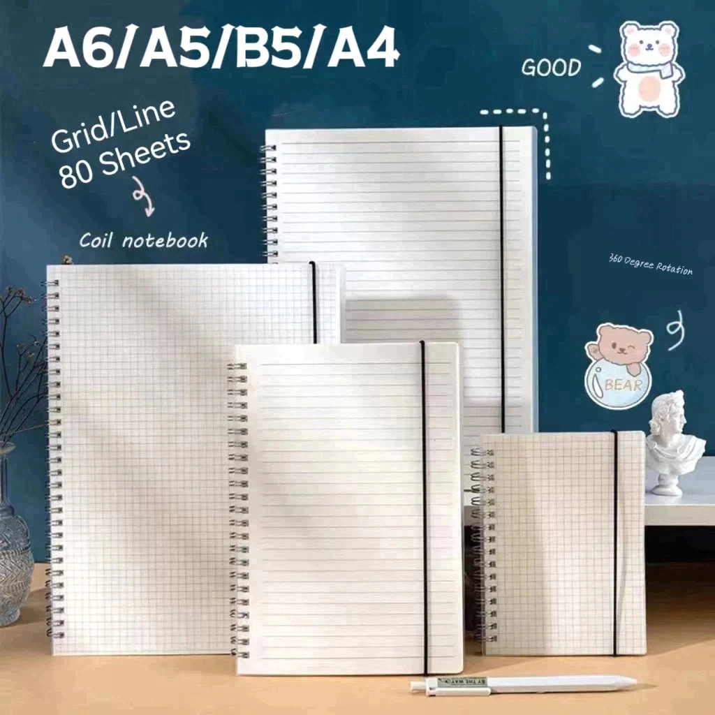 COD Coil Loose Leaf Notebook Spring Notebook A6/A5/B5/A4 Notebook ...
