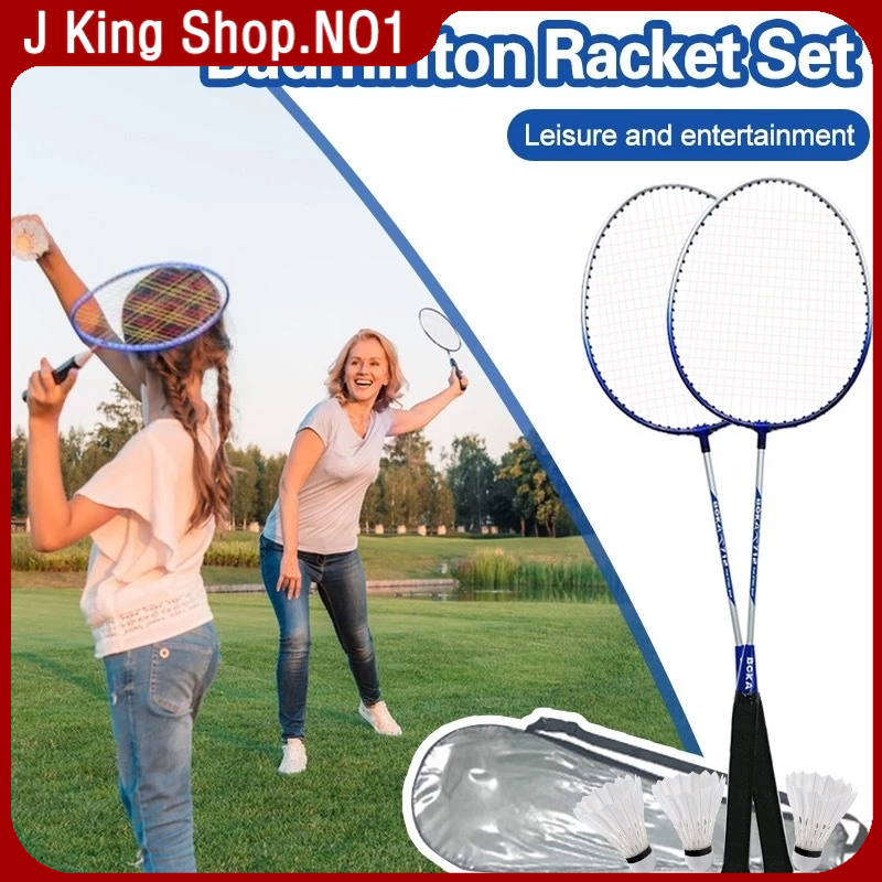 J King #Badminton Racket Alloy Split Racket Student Beginner Fitness ...