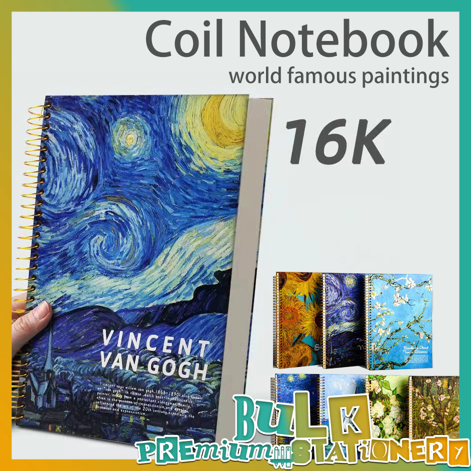 16K notebook thick large horizontal line Cute vintage stationery ...