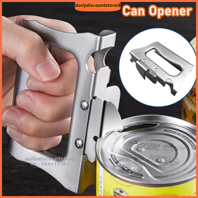 Can Opener Heavy Duty Stainless Steel Can Opener Side Opener Kitchen ...