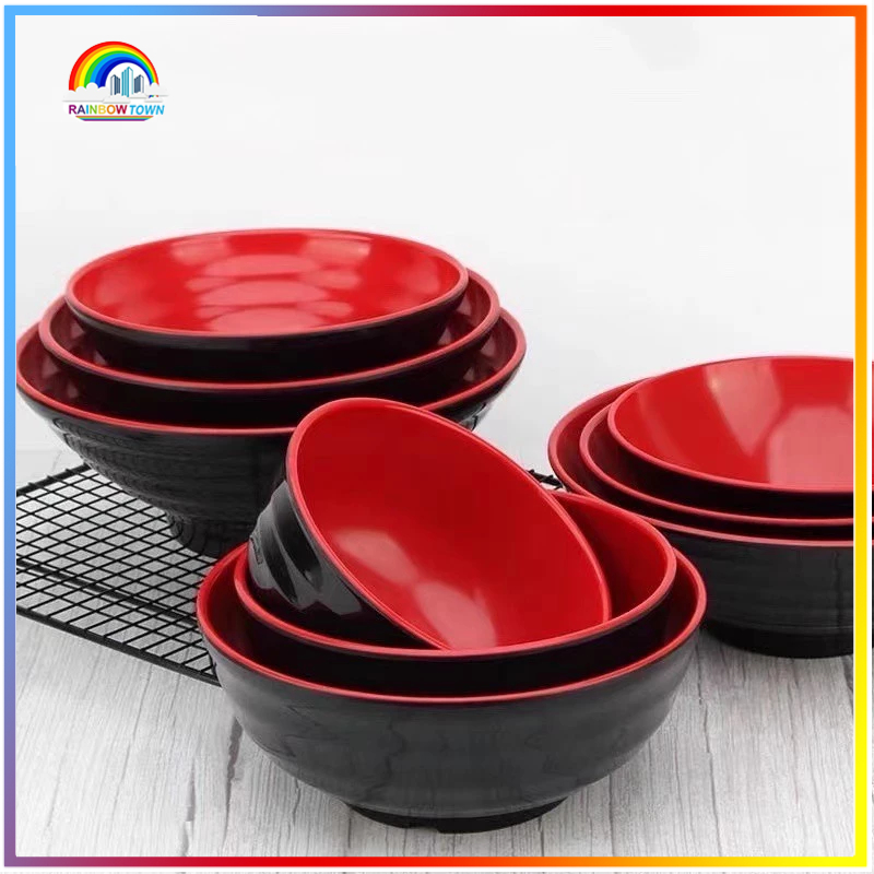 RT kitchen Melamine high-end rice bowl, soup bowl, round bowl, anti ...