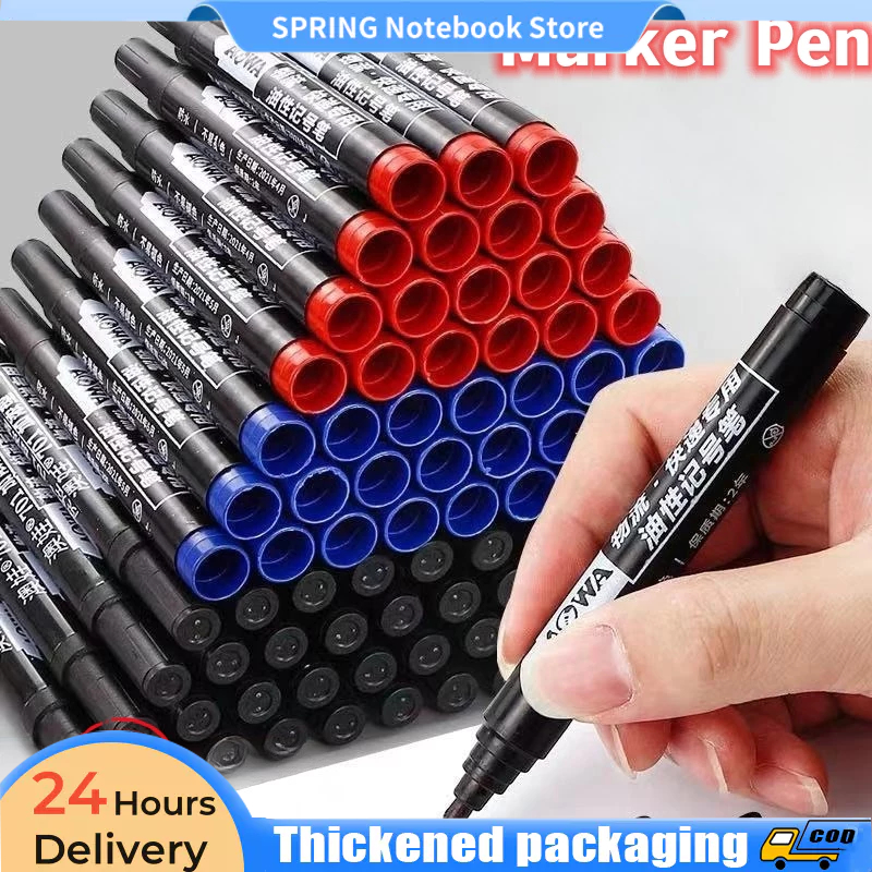 Professional Marking Pen/Quick-Drying Waterproof Pens/Double End Fine ...