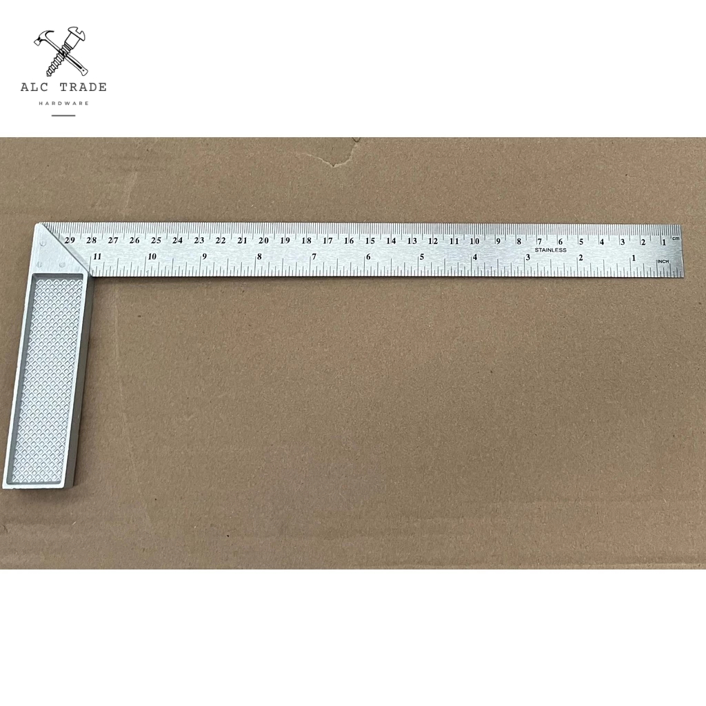 Angle square ruler 12" L-Square 12" Squala Steel Ruler L Square Angle ...