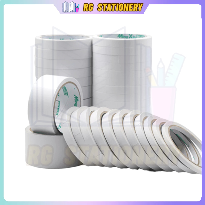 Strong Adhesion DOUBLE SIDED TAPE SCHOOL SUPPLIES Sticky Powerful ...