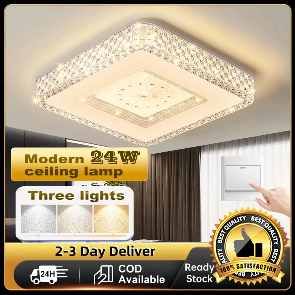 HOT 3 colors Ceiling Lights Center Light Ceiling Remote Control Dimming ...