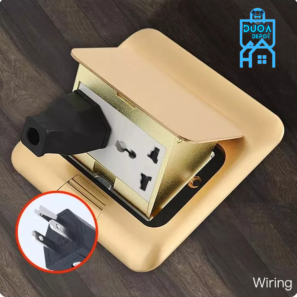 DuoA.D Ground Floor Pop Up Countertop Box Socket Outlet | w/15A with ...