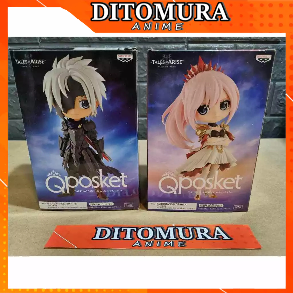 Tales of Arise Alphen and Shionne Authentic Qposket Figure | Shopee ...