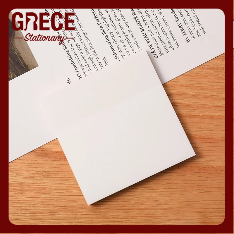 Japan high quality clear half transparent see thru sticky note school ...