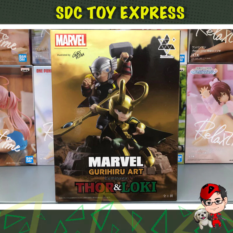 SEGA Luminasta: Marvel Guhiru Art - Thor and Loki | Shopee Philippines
