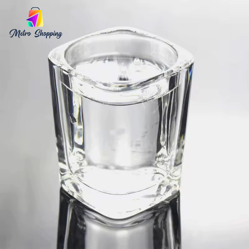 Shot Glass Square Round Type Makapal Crystal clear 60ml Transparent ...