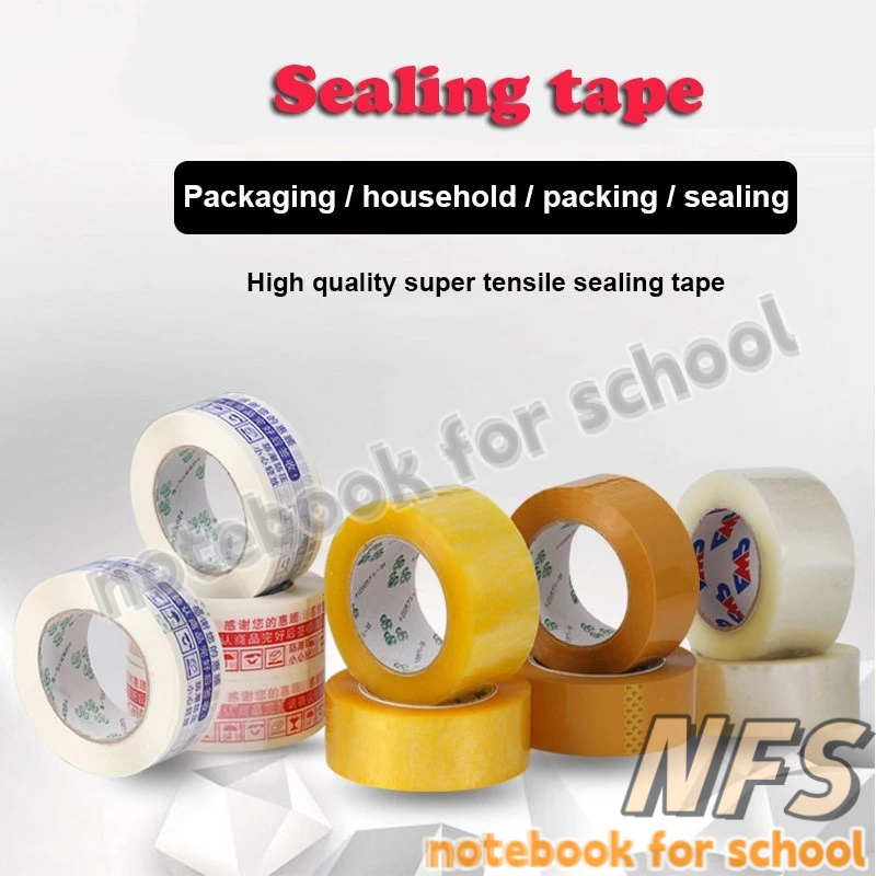 NFS Transparent Sealing Tape Packing Tapes Label Sealing Box ...