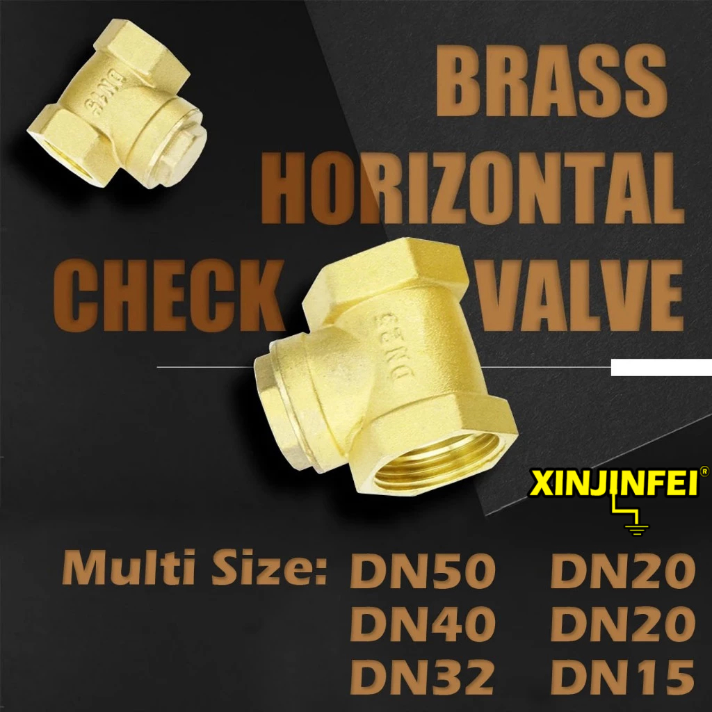 DN50 40 32 25 20 15 Brass Horizontal Check Valve 2" 1" 1/2" BSP Female ...