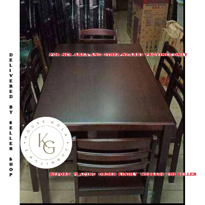 Dining set table and chairs 4seaters | Shopee Philippines