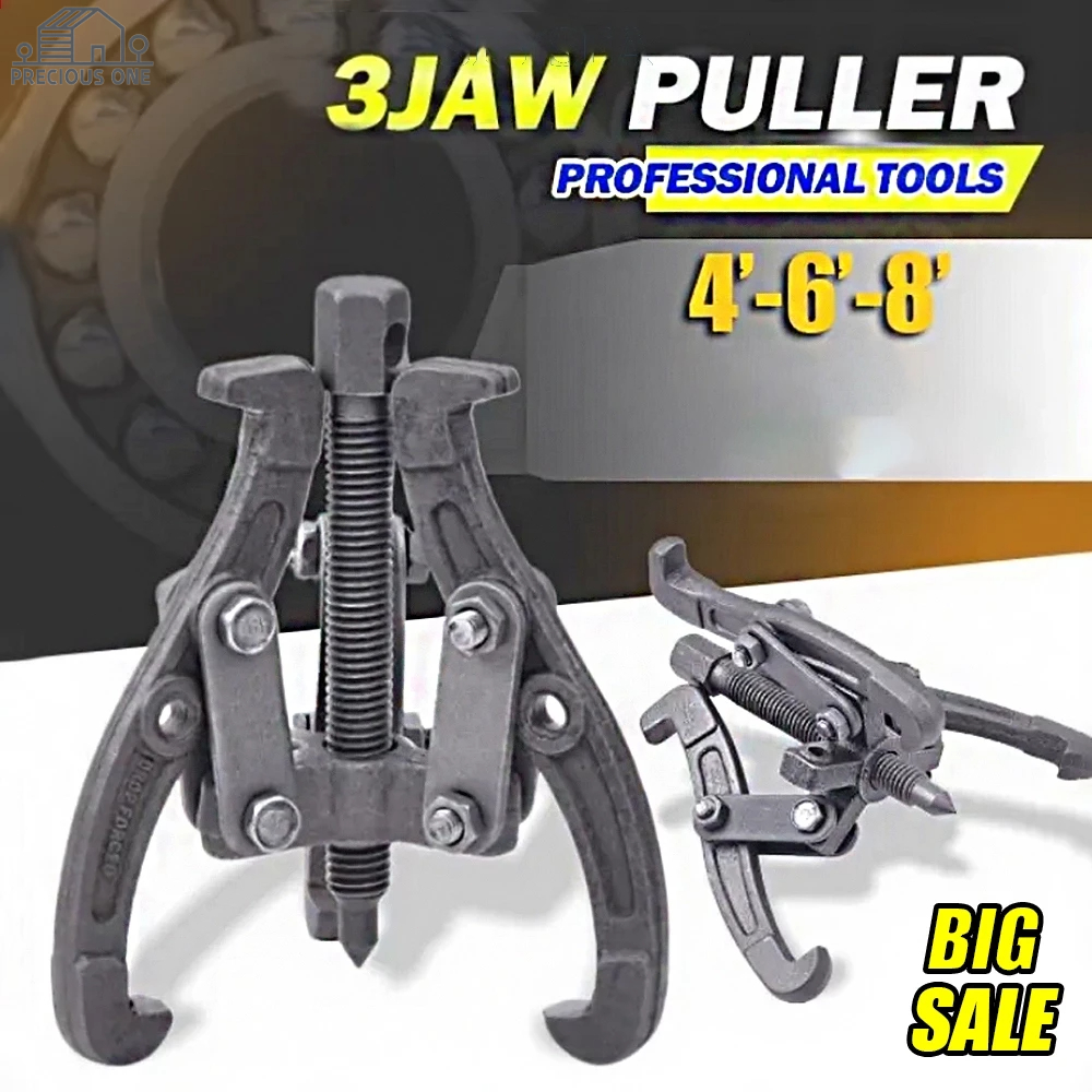 3" 4" 6" 3 Jaw Gear Puller Bearing Puller Performance Tool Gear Pullers ...