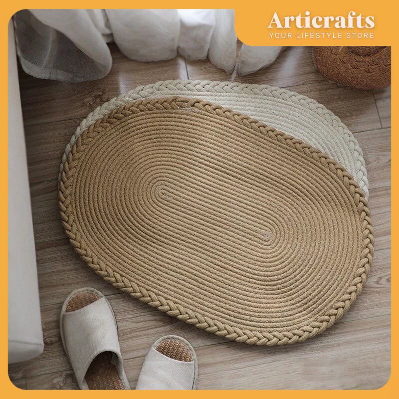 Minimalist Style Hand-woven Nonslip Rug Doormat | Shopee Philippines