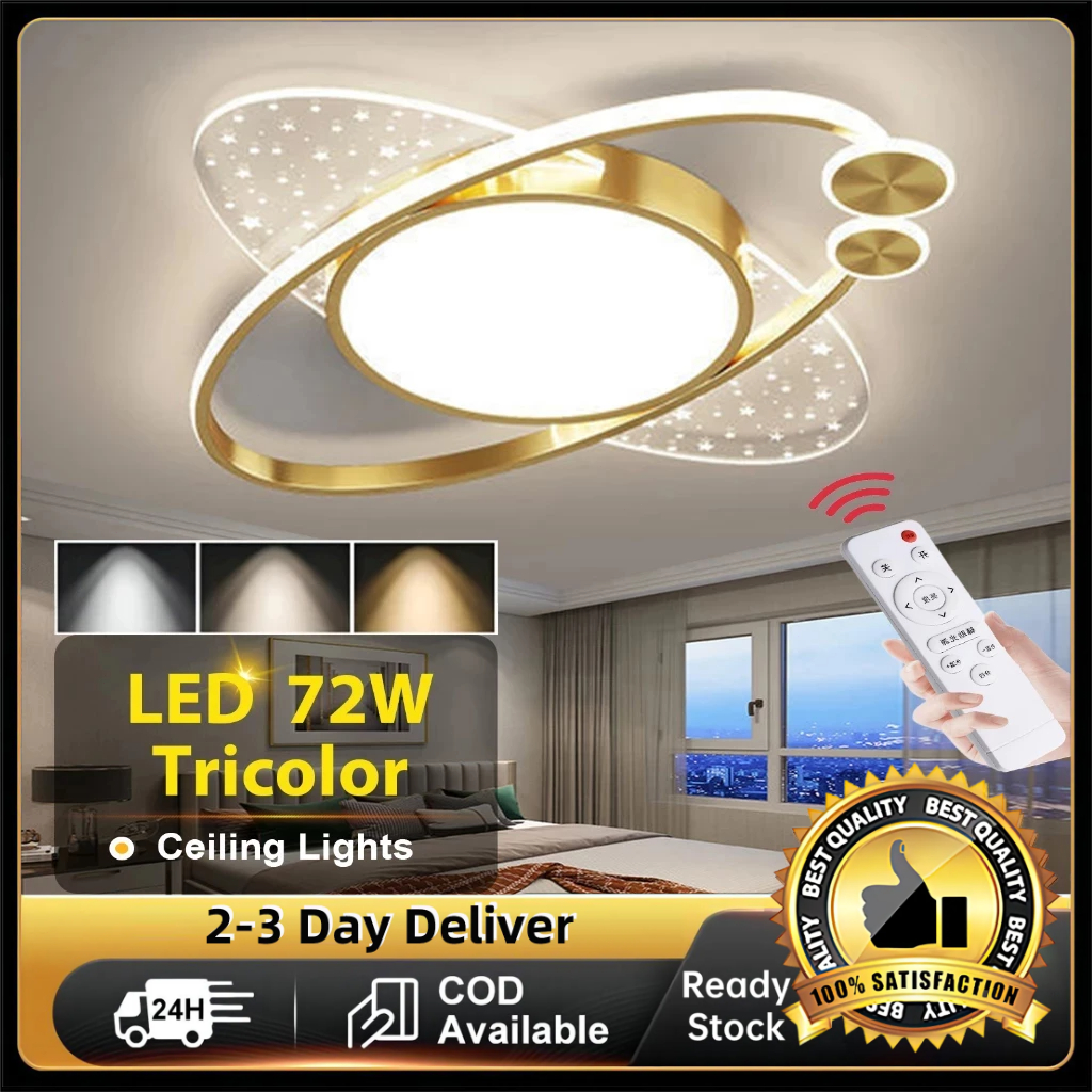 HOT Ceiling Light LED 3Colors Remote Control Center lights Living ...