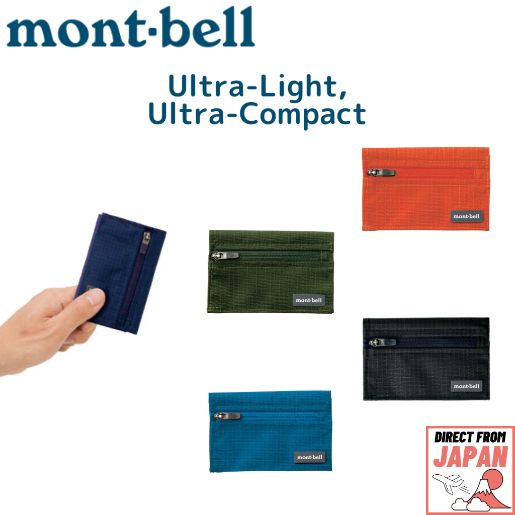 montbell trail wallet Color Black (BK), Blue (CNBL), Navy (DKNV), Dark ...