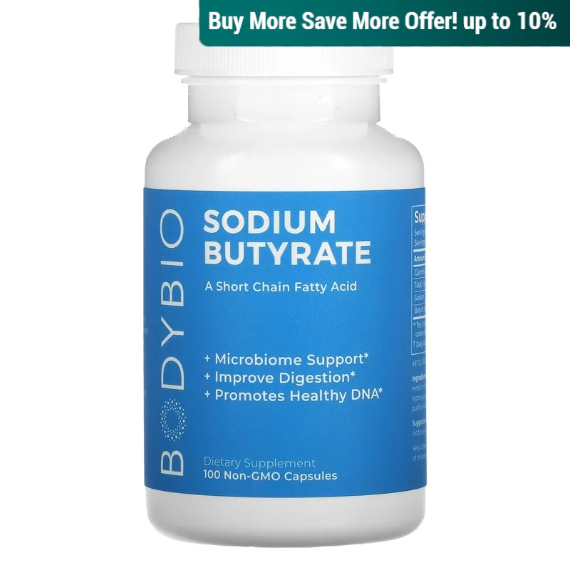 BodyBio, Sodium Butyrate, 100 Non-GMO Capsules | Shopee Philippines