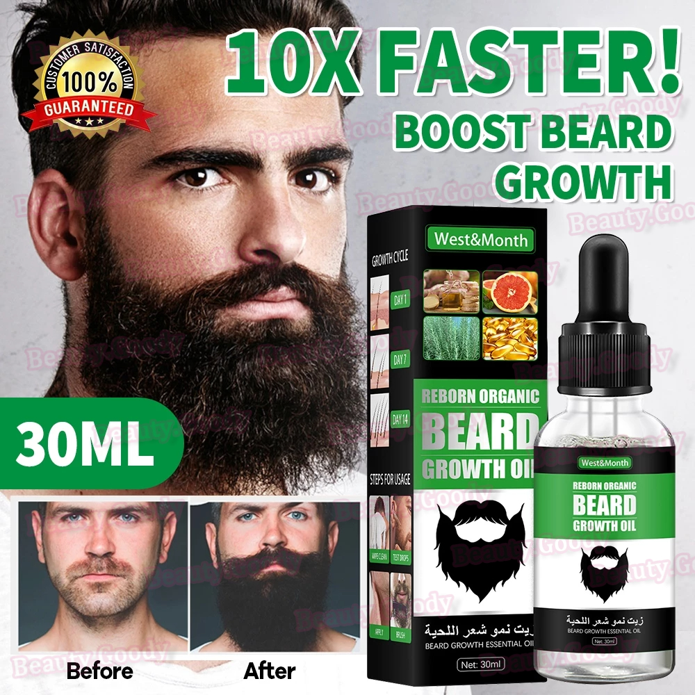 Beard Growth Oil Premium Organic Pampatubo ng Balbas ORIGINAL Mustache ...