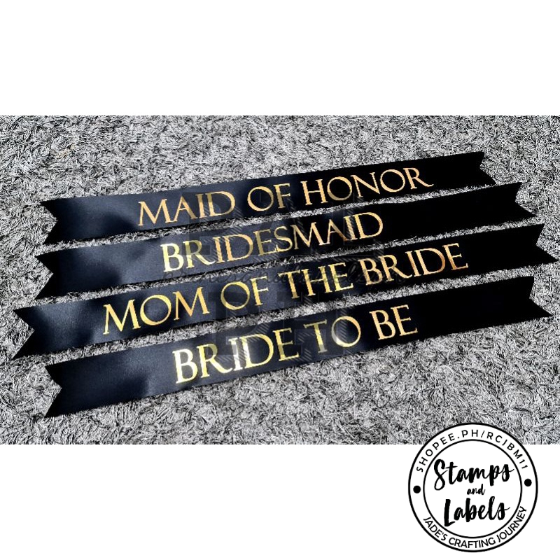 SASH / customized sash | Shopee Philippines