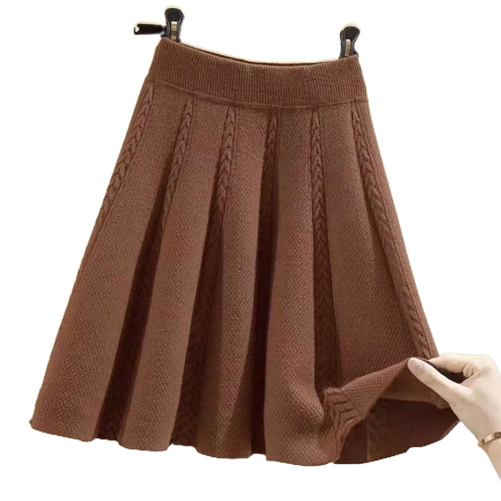 #60159 Plain Regular Skater Skirt by Robi & Peach | Plain Mini Skirt ...