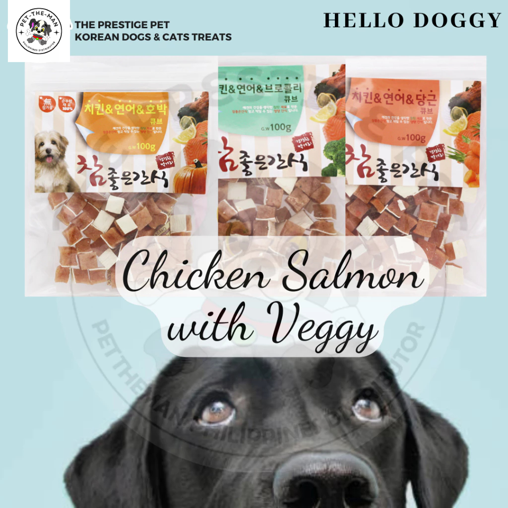 HELLO DOGGY CHICKEN SALMON BROCCOLI PUMPKIN CARROT KOREAN PET DOG ...