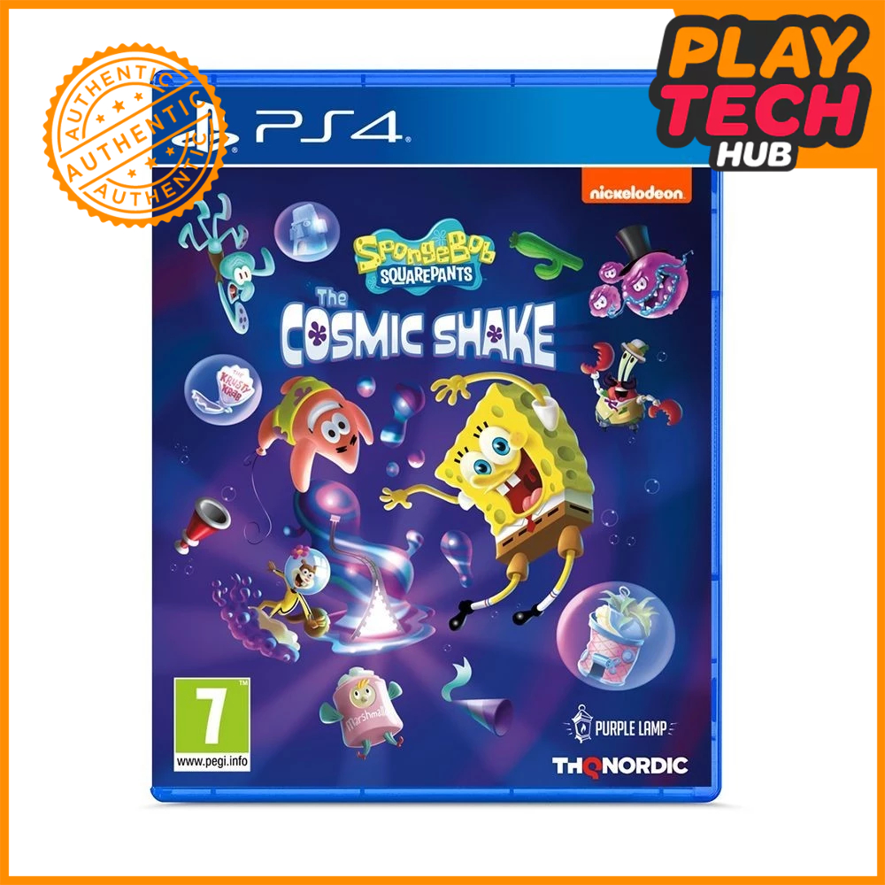 SpongeBob SquarePants The Cosmic Shake PlayStation PS4 Game (R2 ...