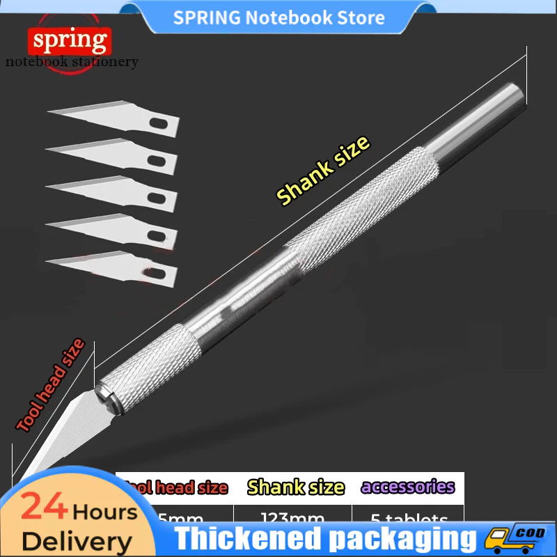 Cutter Metal Handle With Blades Knife Carving Tools Hand-made Crafts ...