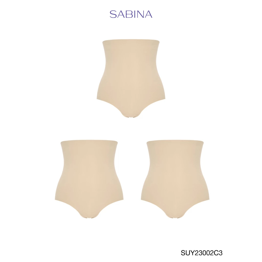 (Set 3 pcs.) SABINA | Seamless Shapewear High Waisted Panty Style No ...