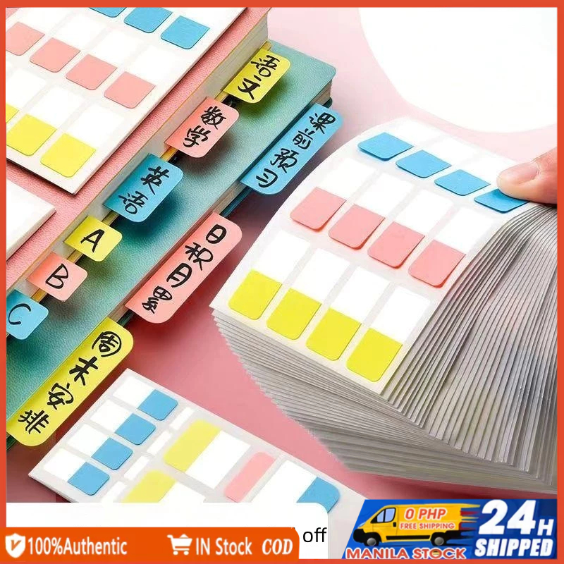 Morandi Index Bookmark Sticker Subject Label Sticker Self-Stick Notes ...