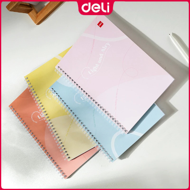 Deli A5/B5 Notebook 60Sheets Spring Journal Notebooks School Supplies ...