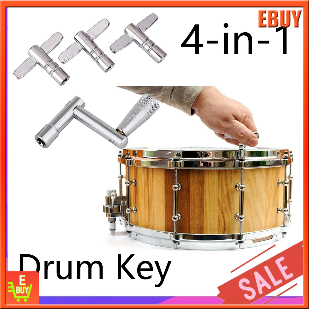 T-Shape & Z-Shape Drum Key 4 In 1 Package Classic Drumkeys Drum Set ...