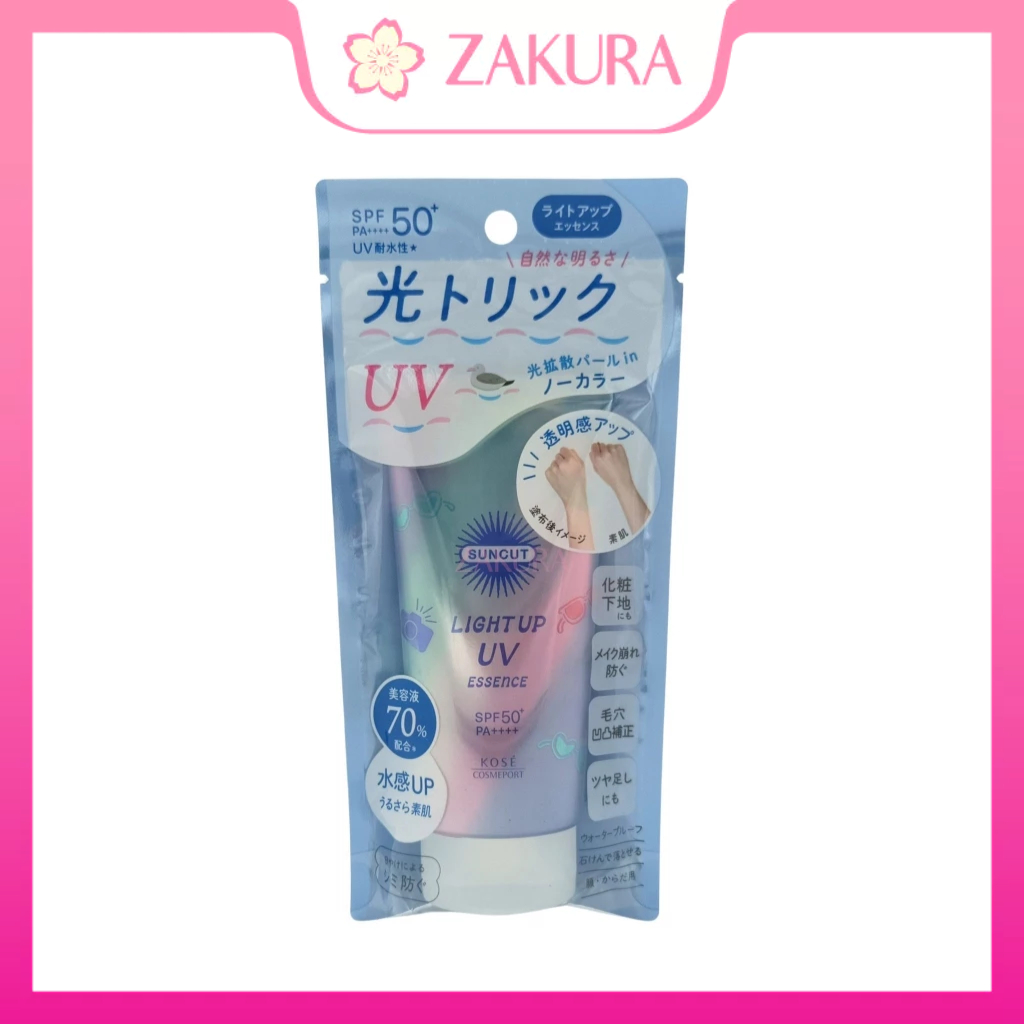 Kose Suncut Light Up UV Essence SPF50+ 80g | Shopee Philippines