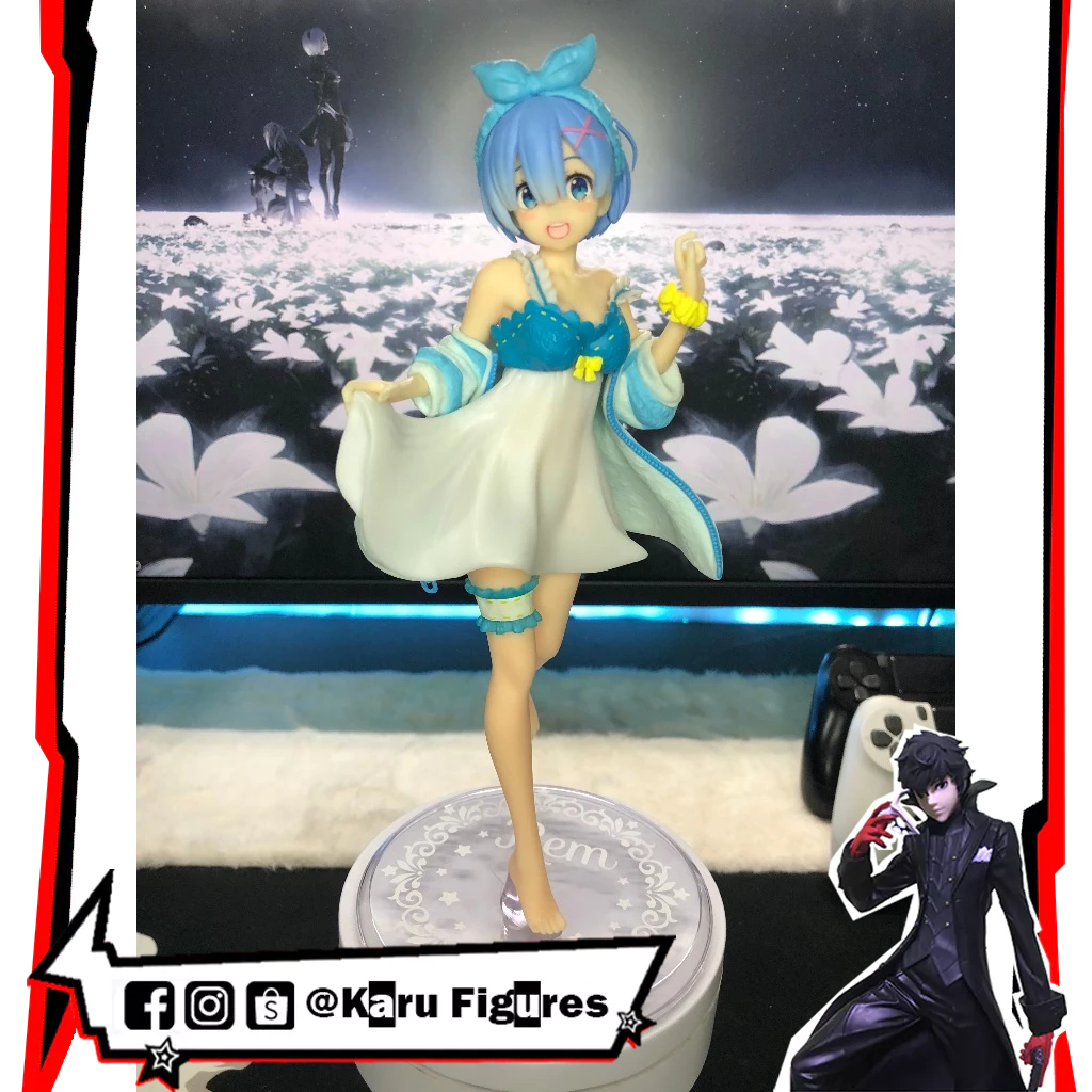 Authentic Rem Room Wear Precious Figure (Taito) - Re:Zero | Shopee ...